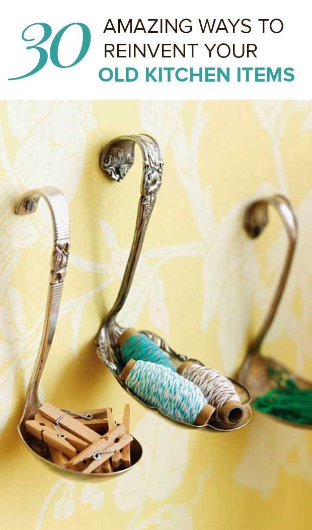 30 Amazing Ways to Reinvent Your Old Kitchen Items - Viral Homes