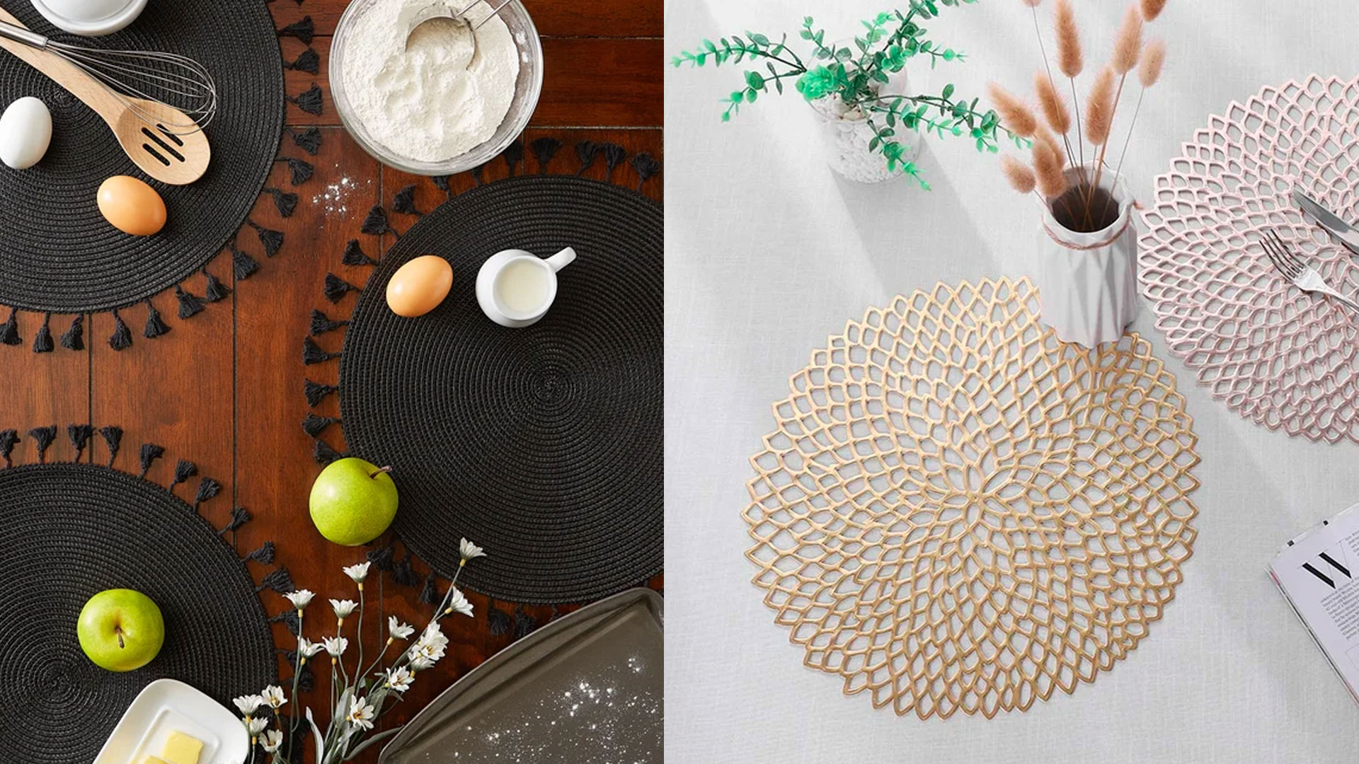45 Unique Placemat Designs for Your Dining Table Set Up - Viral Homes